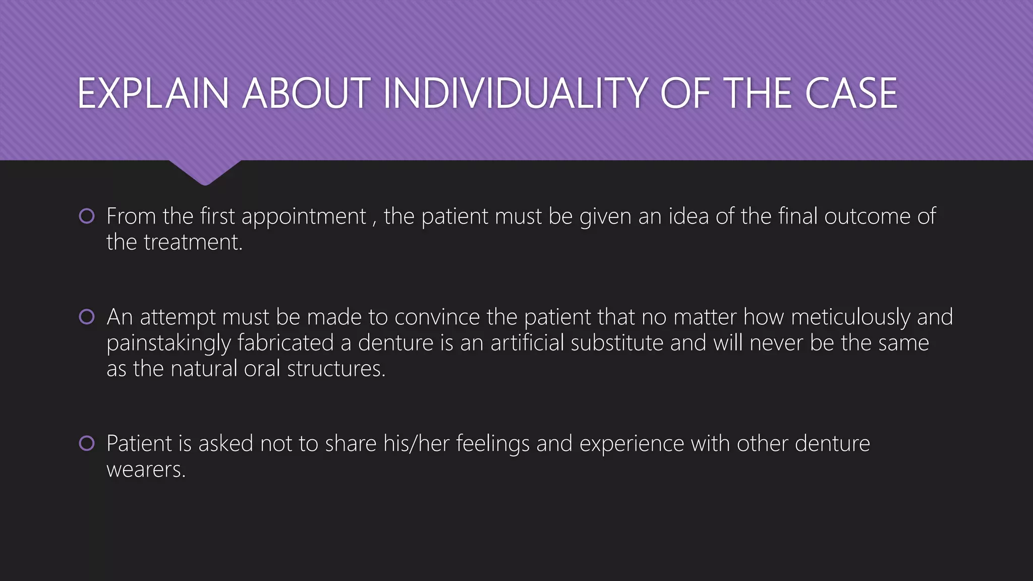 Post Insertion Instructions In Complete Denture Patients PPTX Post Insertion Instructions In Complete Denture Patients PPTX