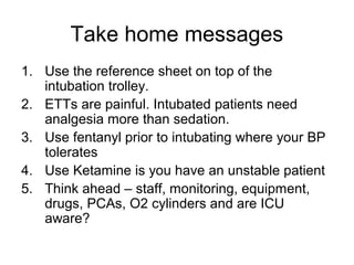 Post intubation care | PPT