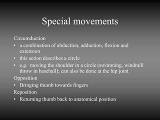 Anatomical Postion and plane (Biomechanics) | PPT