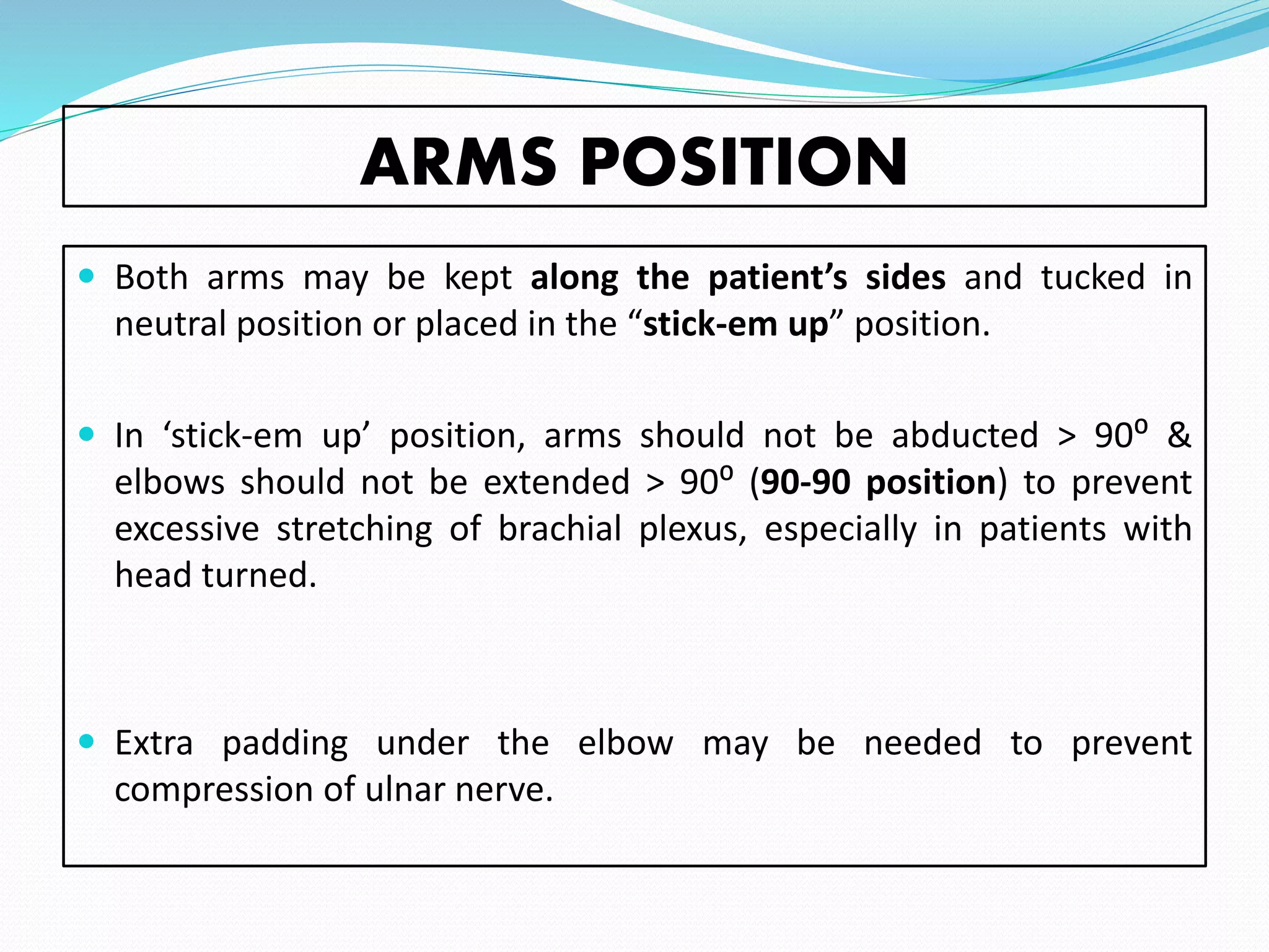 Postioning in Cranial Surgery | PPTX