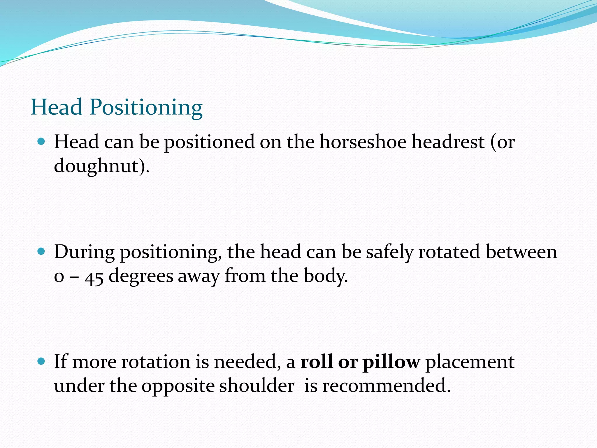 Postioning in Cranial Surgery | PPTX
