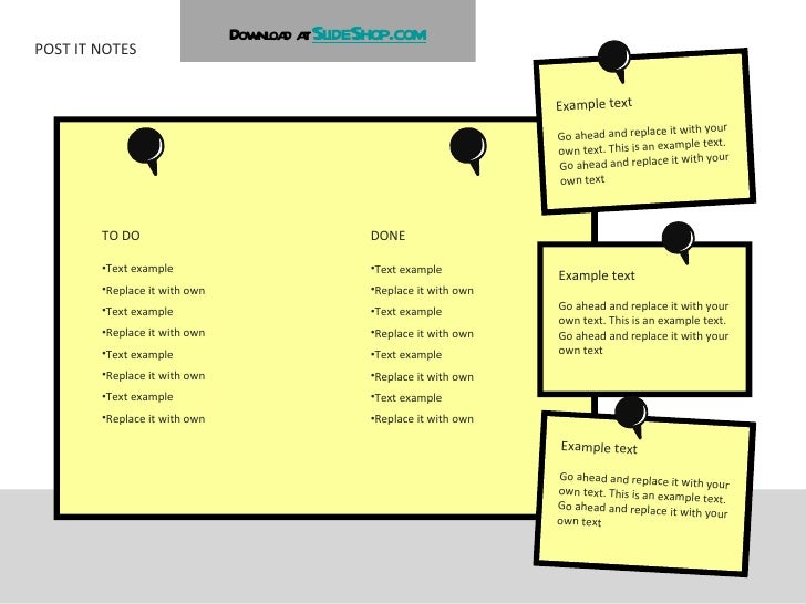 Post it notes illustrations