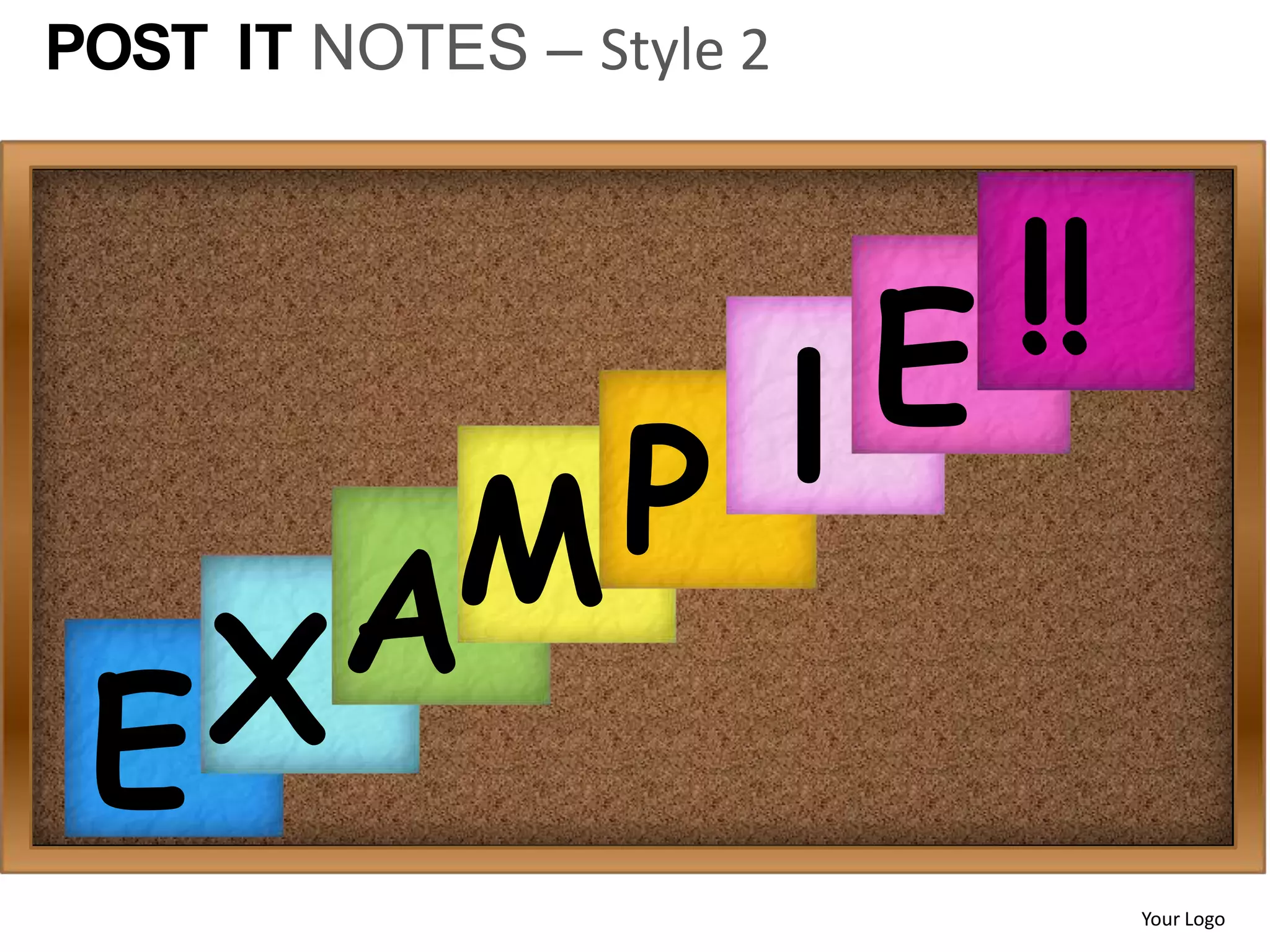 Post it notes style 2 powerpoint presentation templates | PPTX