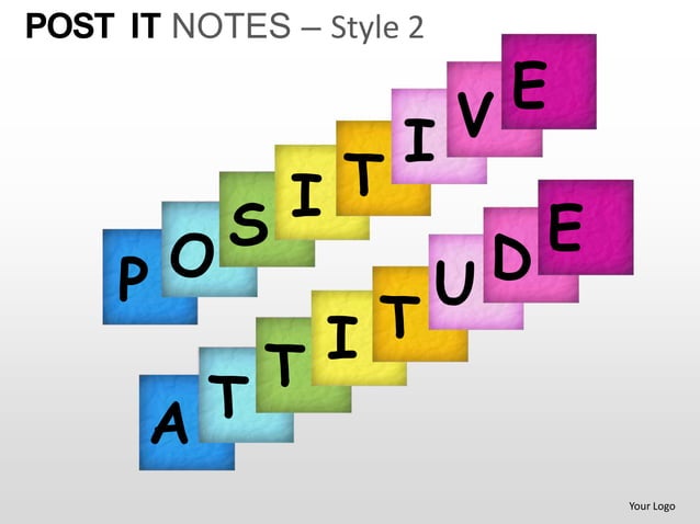 Post it notes style 2 powerpoint presentation templates | PPT