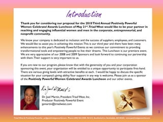 Postively Powerful Sponsor Invitation | PDF