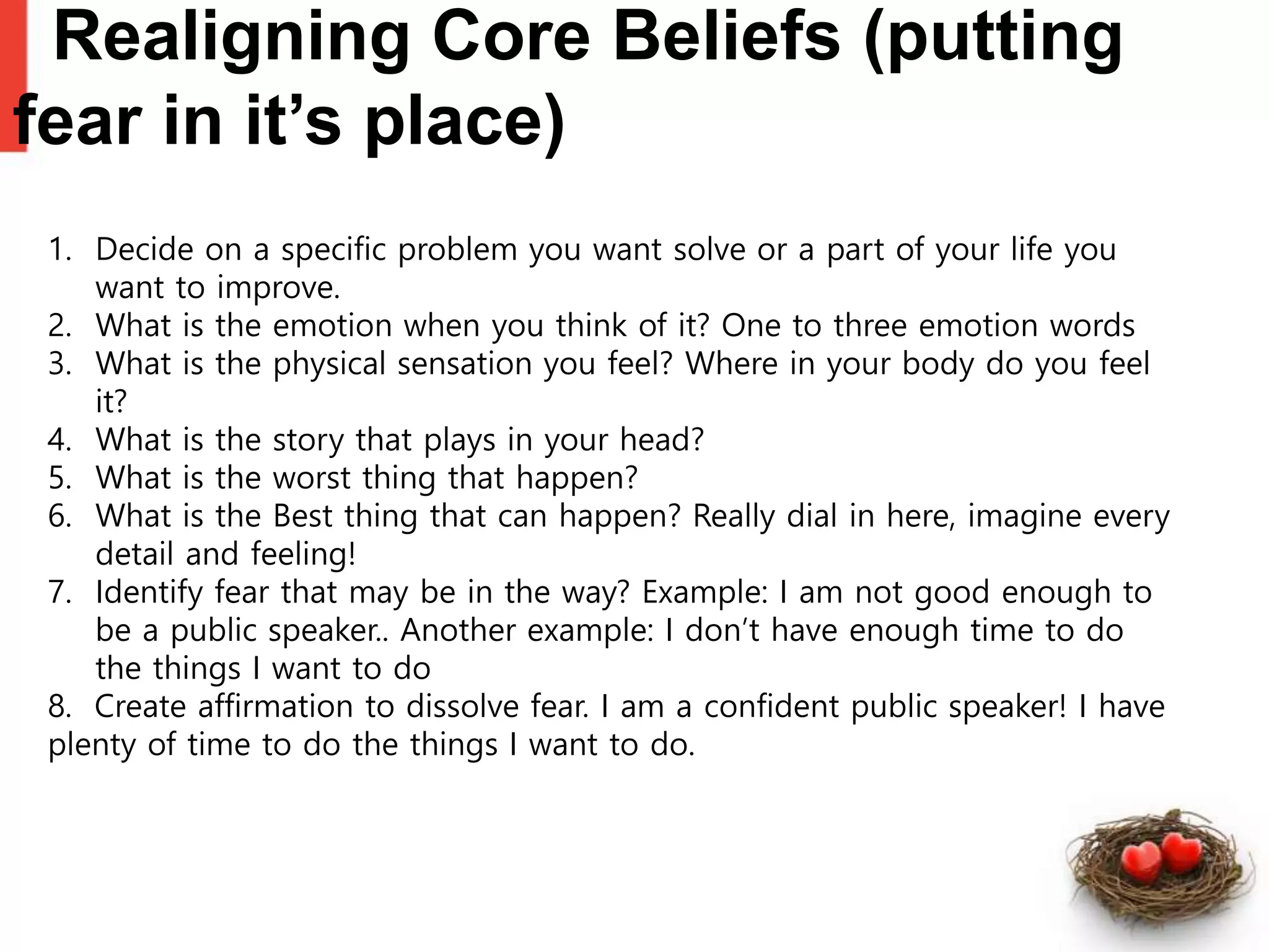Positive Side of Fear | PPTX
