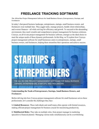 Freelancer's all in one Tracking Software.docx