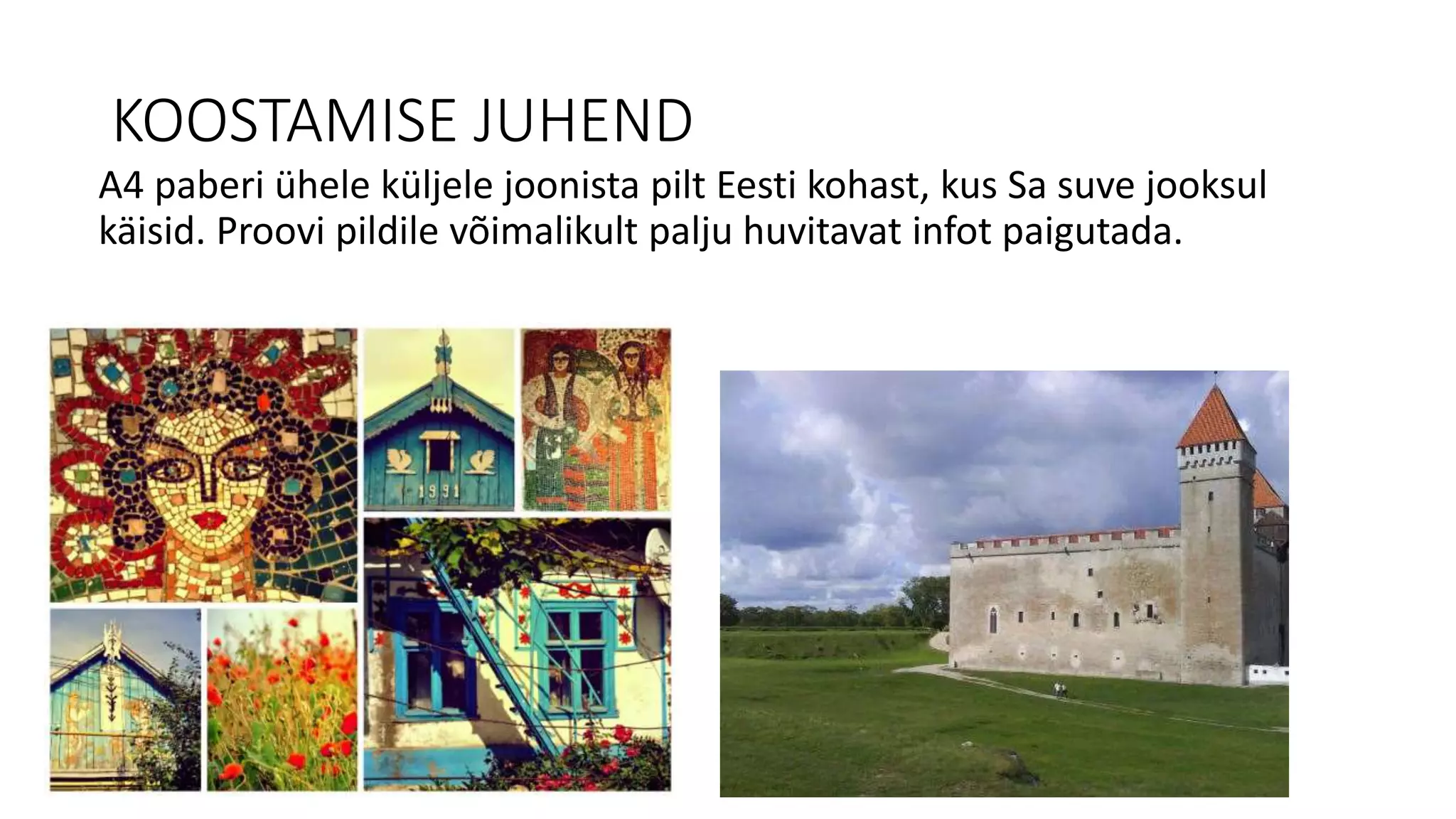 Postkaardi kujundamine | PPTX
