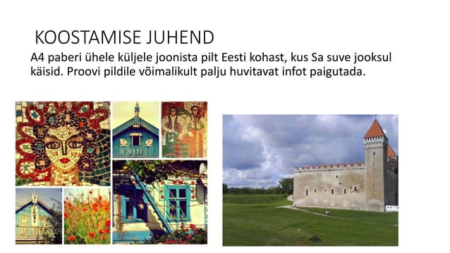 Postkaardi kujundamine | PPTX