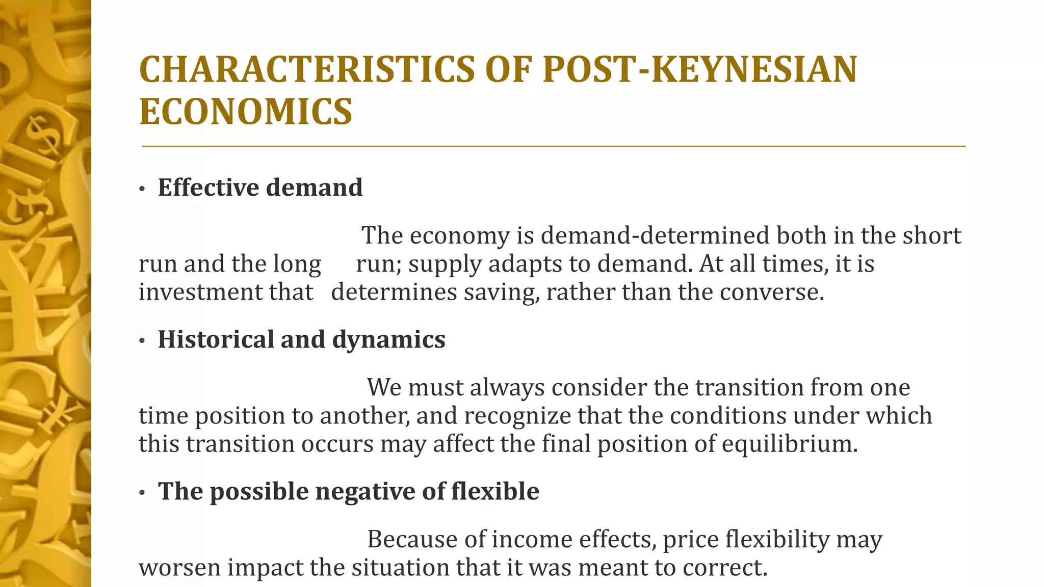Post Keynesian Approach | PPTX