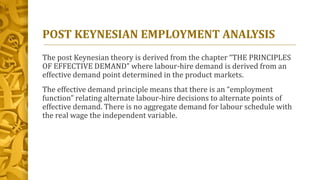Post Keynesian Approach | PPTX