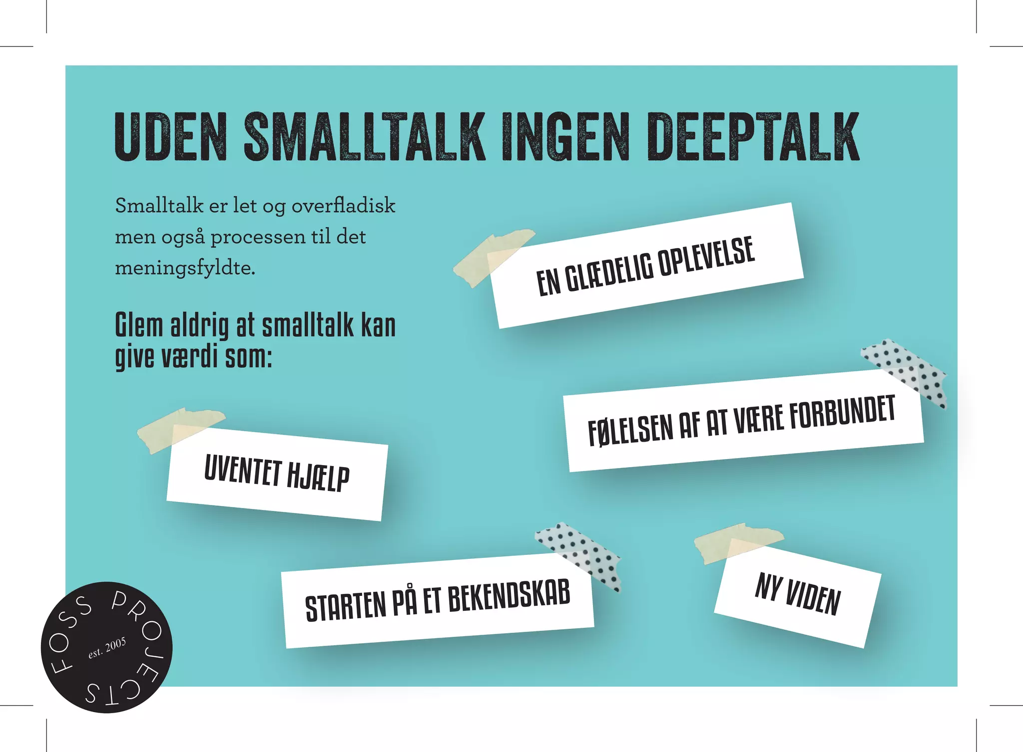 Smalltalk & Netværkskort, tips og tricks | PPT