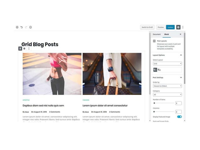 Post Layouts for Gutenberg - WordPress Plugin | PPTX