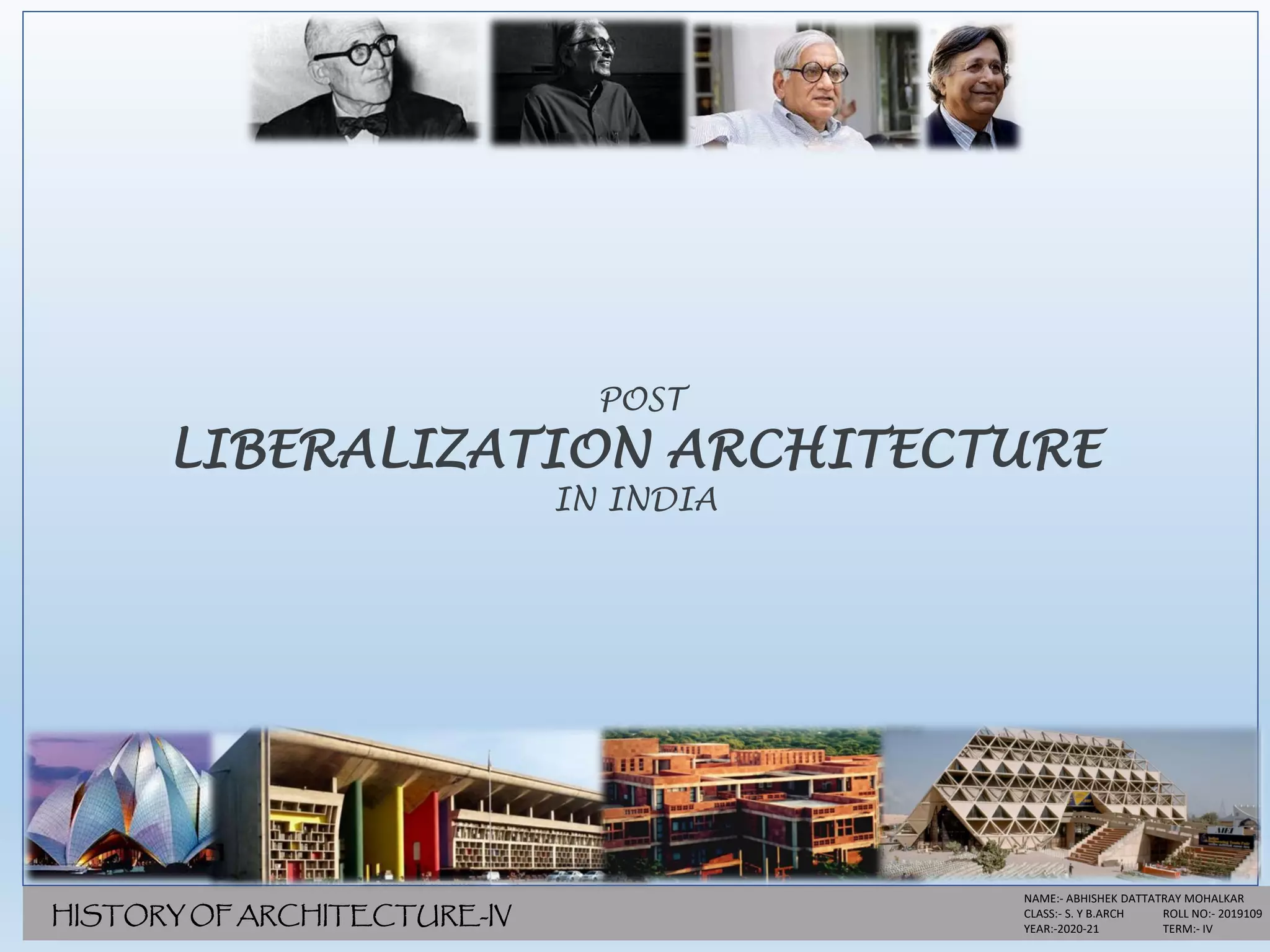 Post librelization arch | PDF