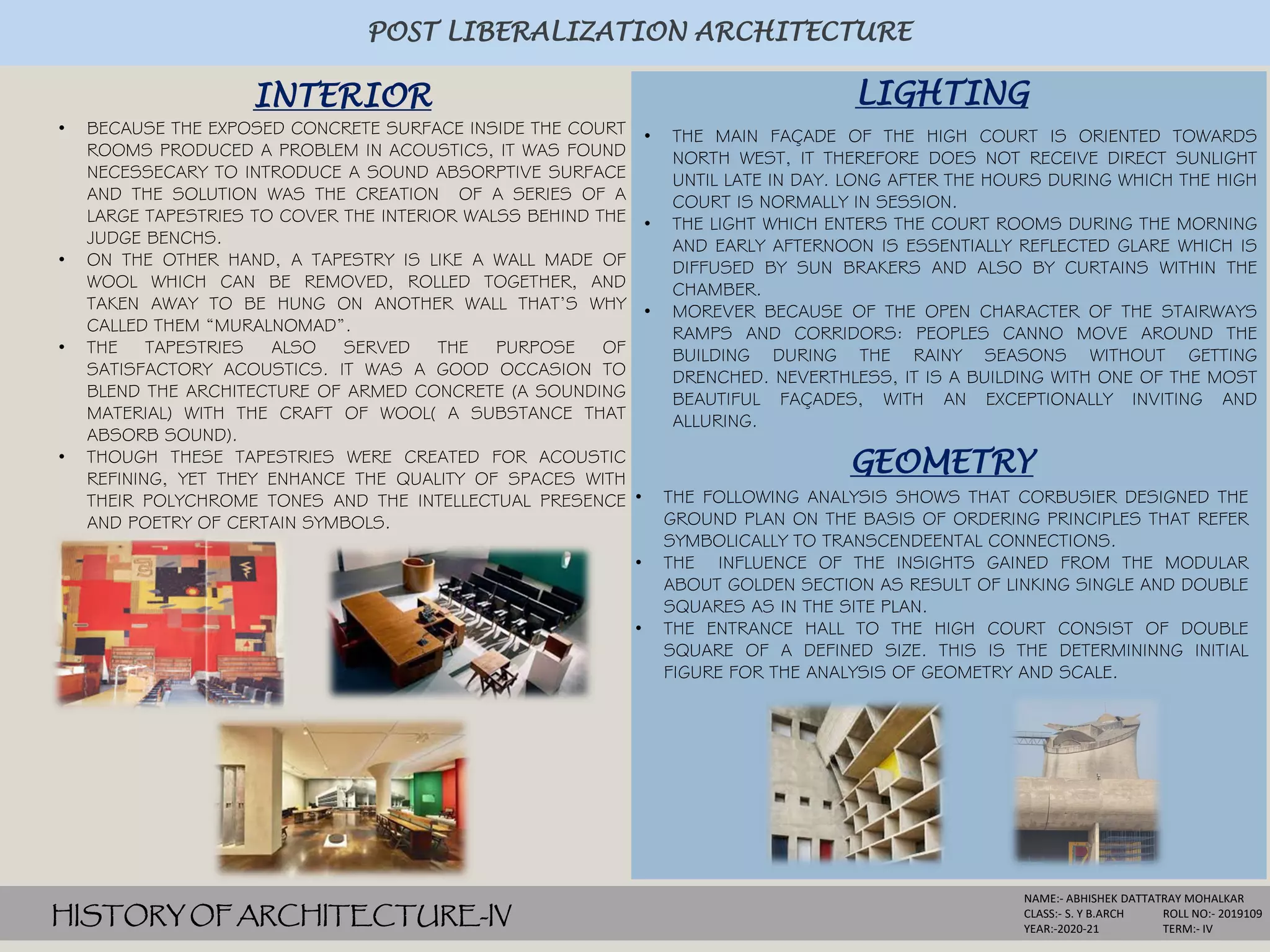 Post librelization arch | PDF