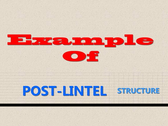 Post lintel structre | PDF | Geology | Science