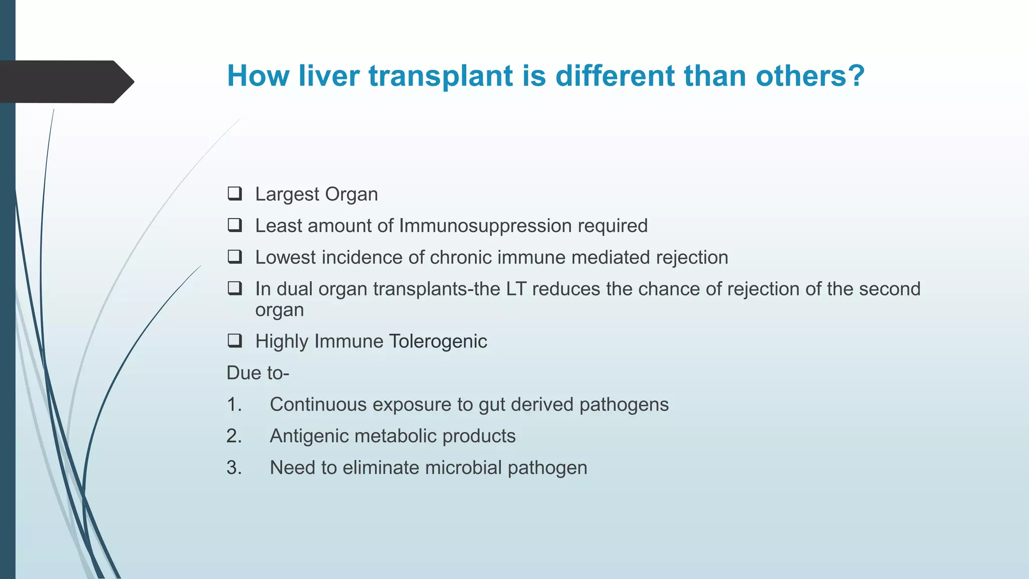 Post liver transplantation complications and immunosuppression | PPTX