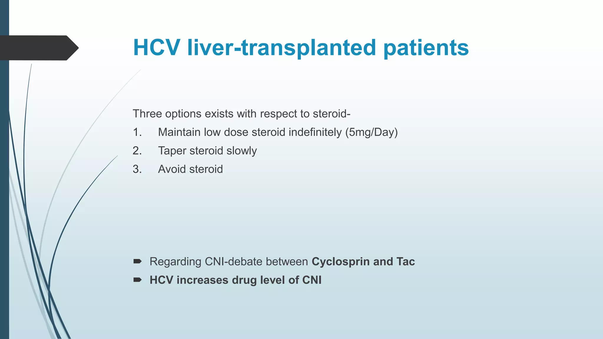 Post liver transplantation complications and immunosuppression | PPTX