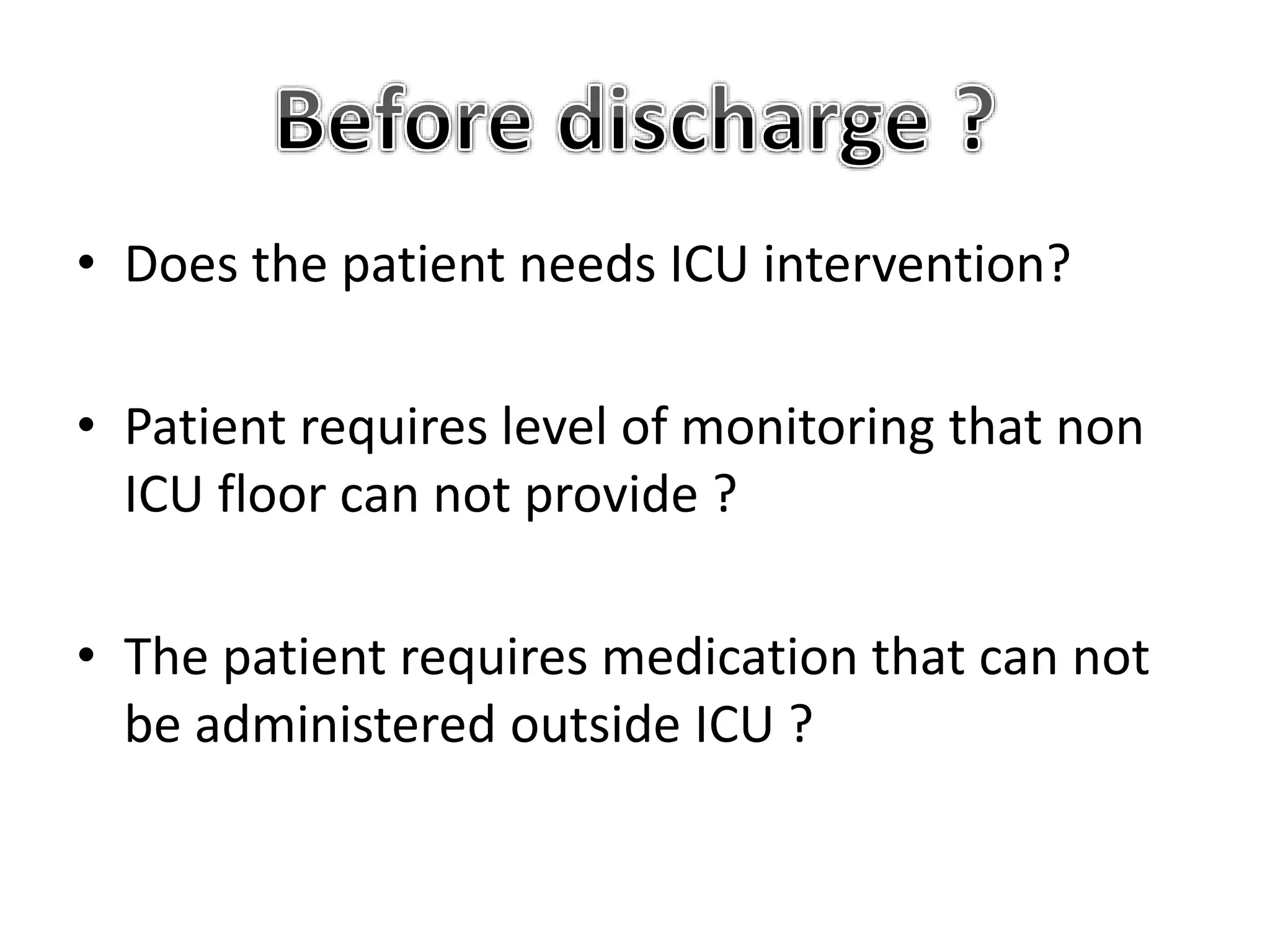Post liver transplant icu discharge and readmission | PPTX
