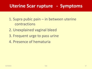 Post lscs pregnancy | PPTX