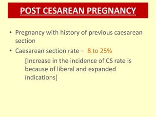 Post lscs pregnancy | PPTX
