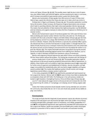 POST LSCS Surgical site wound infections | PPTX