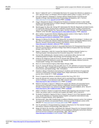 POST LSCS Surgical site wound infections | PPTX