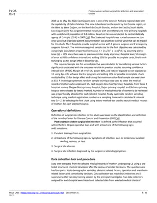 POST LSCS Surgical site wound infections | PPTX