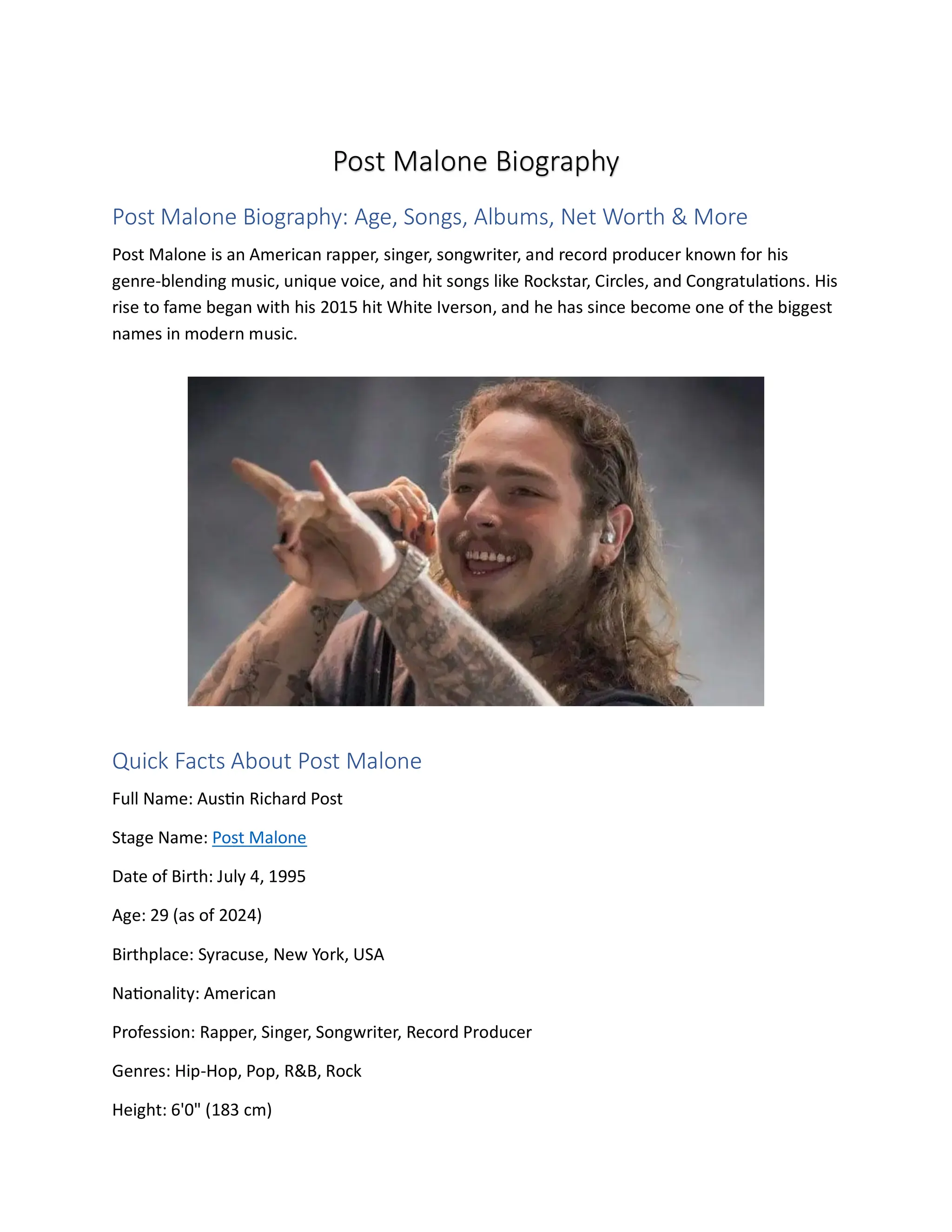 Post Malone Biography The Celeb Post.pdf