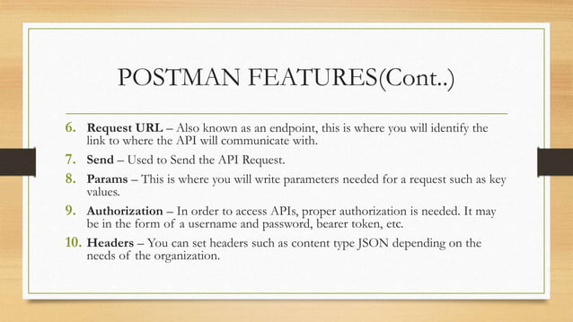 POSTMAN.pptx | Web Development | Internet