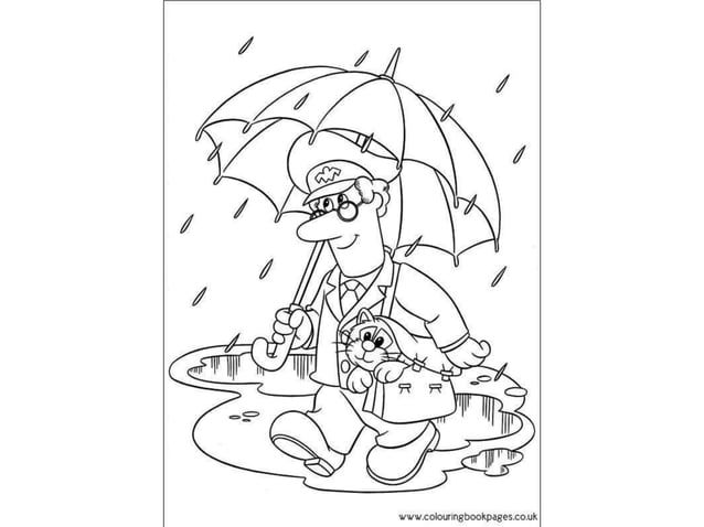 Postman pat Colouring Pages and Kids Colouring Activities | PPSX