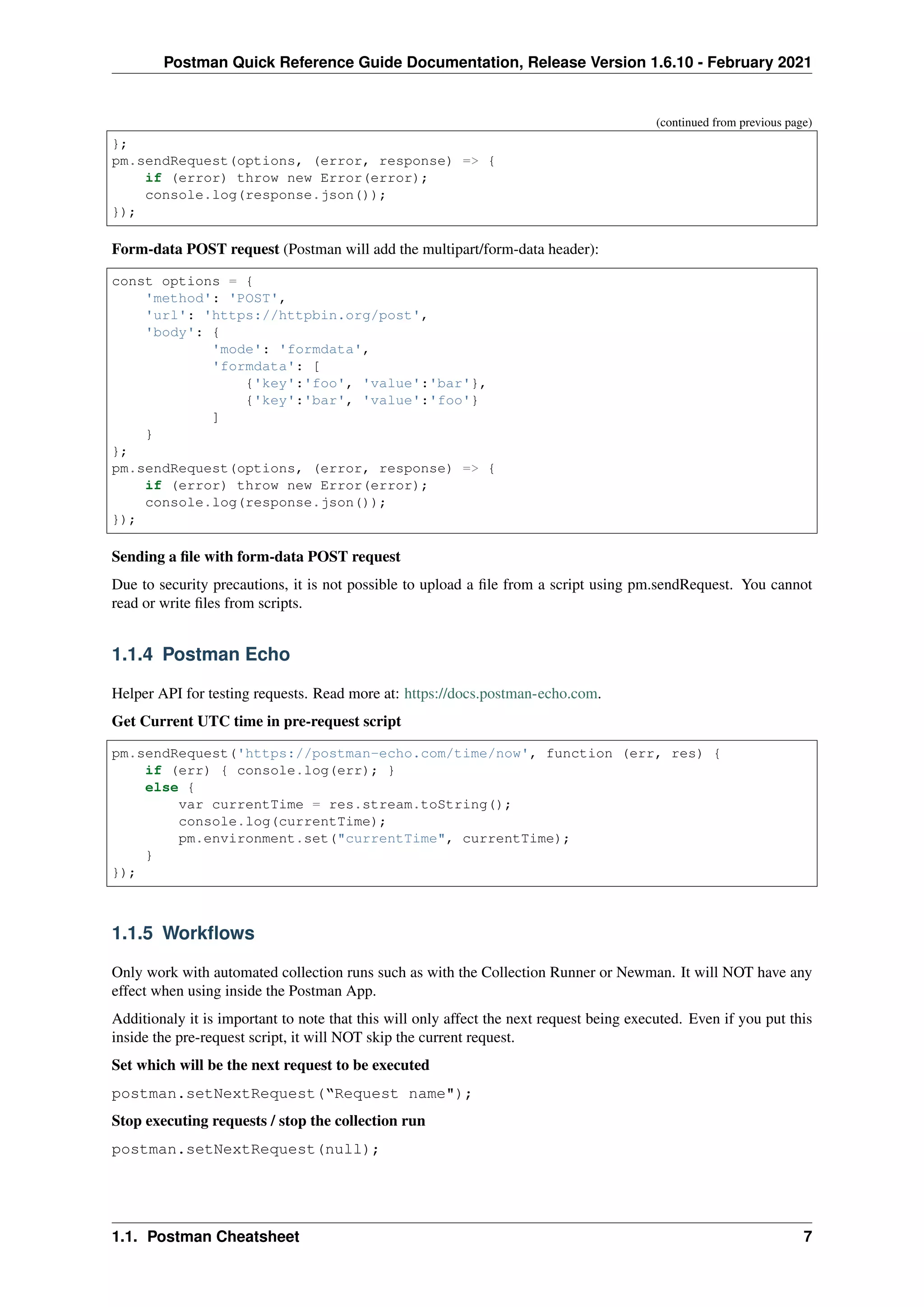 Postman quick-reference-guide 2021 | PDF