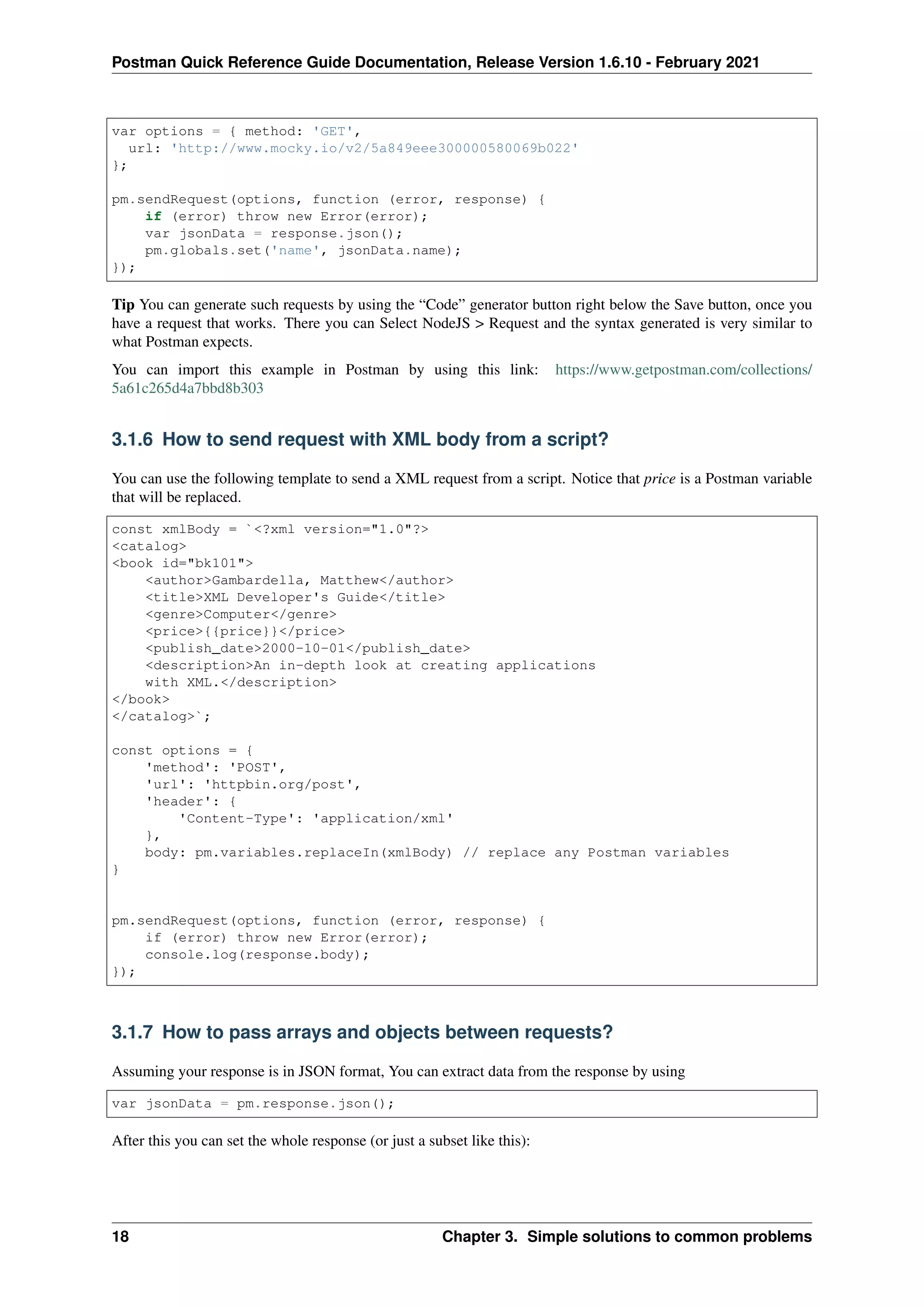 Postman quick-reference-guide 2021 | PDF