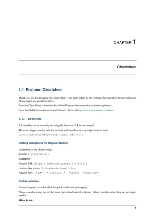 Postman quick-reference-guide 2021 | PDF