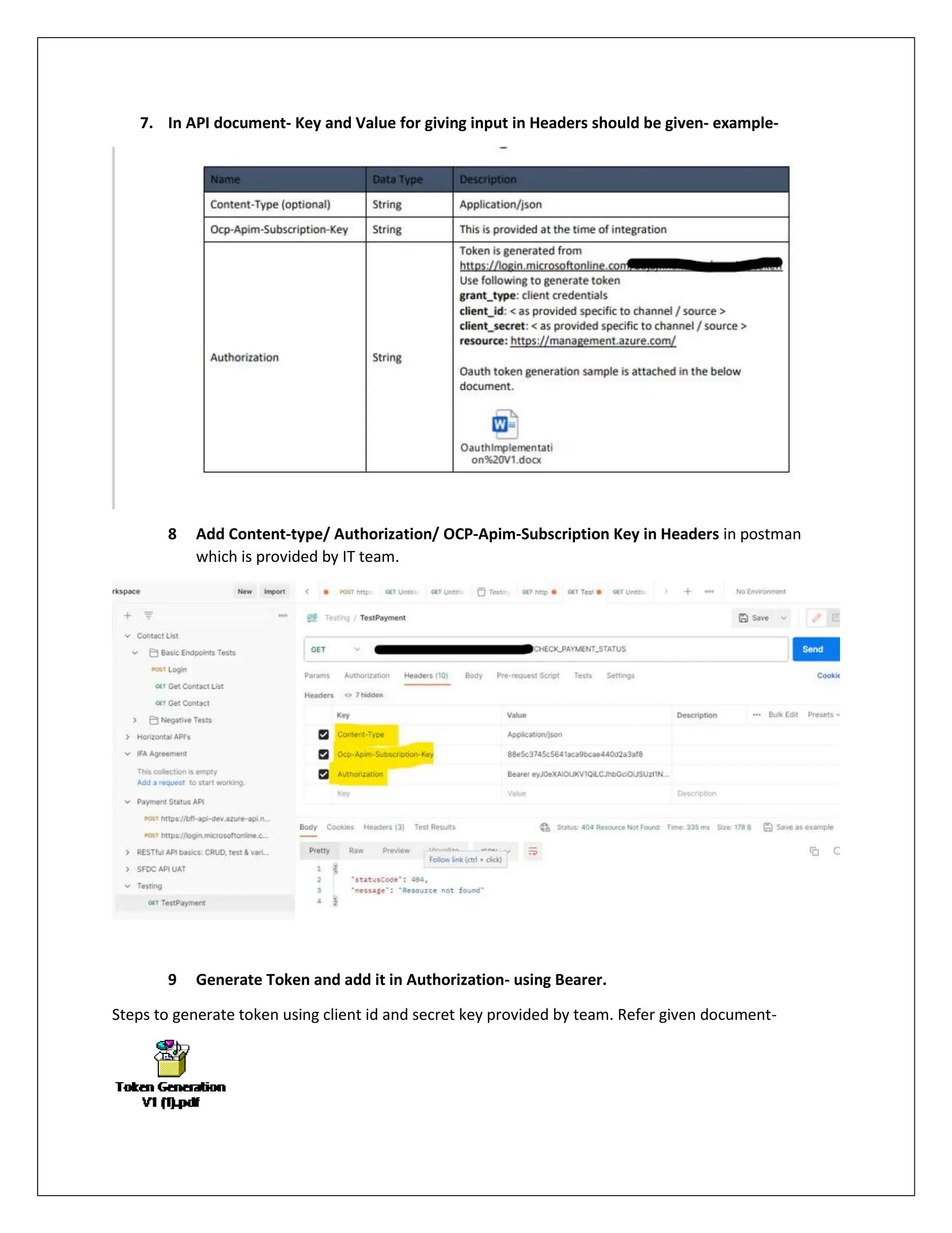 POSTMAN and Payment Document -API Testing.docx