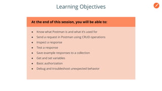 Postman: An Introduction for Developers | PDF