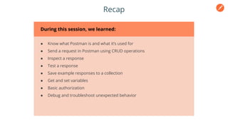 Postman: An Introduction for Developers | PDF