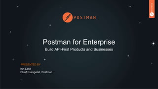 Postman Enterprise Webinar | PPT