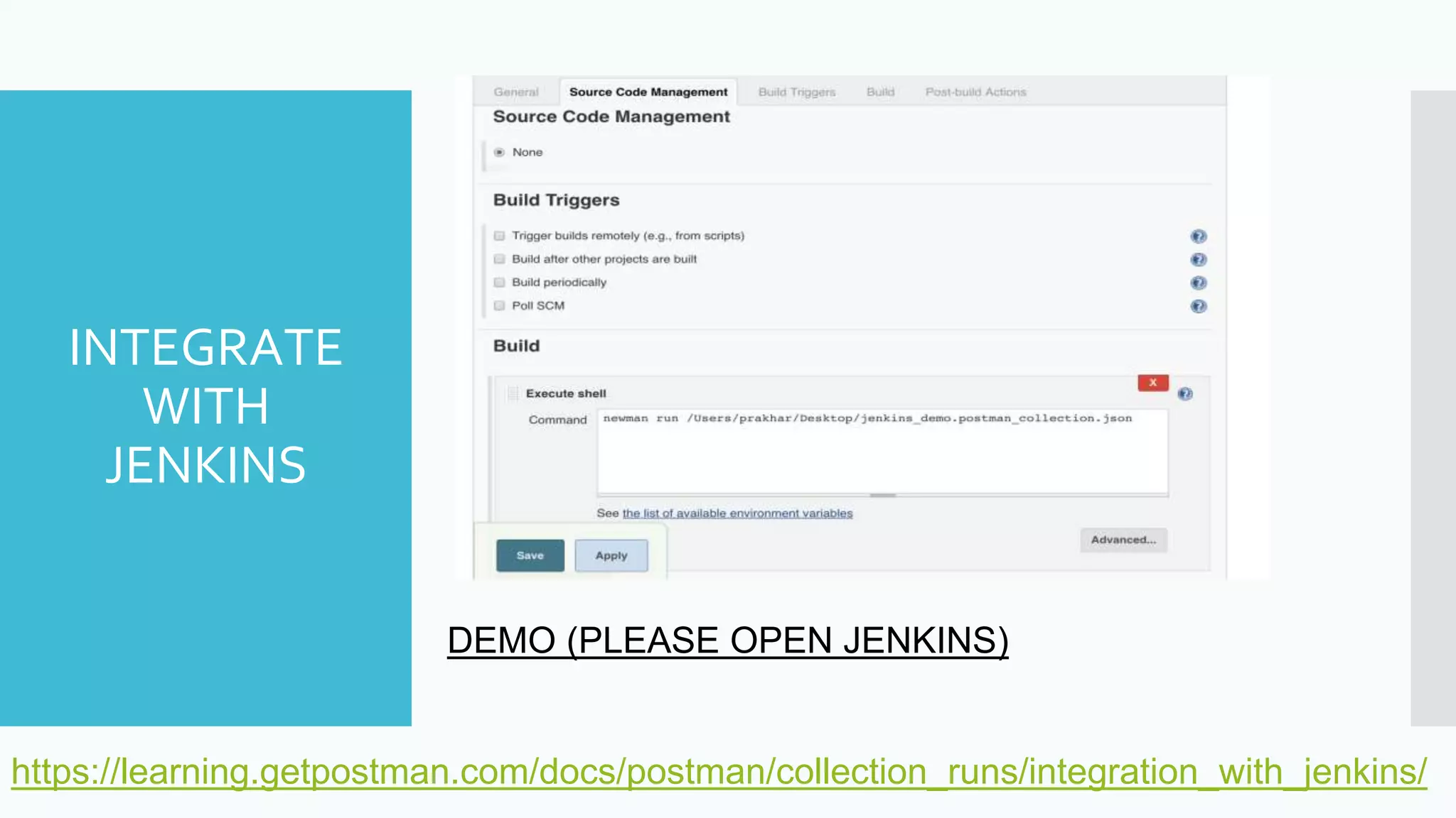 Postman Integration Testing | PPTX
