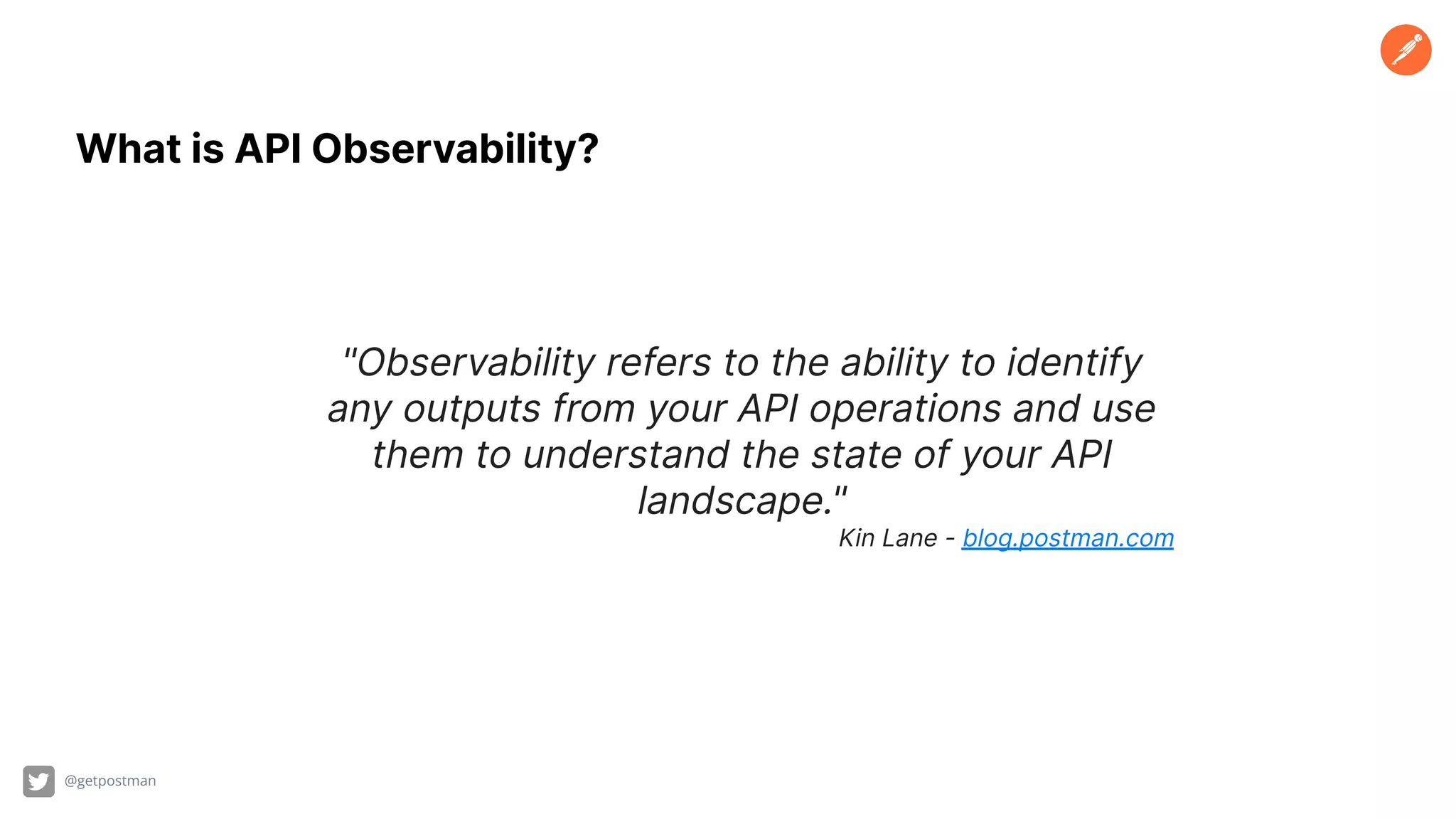 Postman Intergalactic - API Observability | PPT