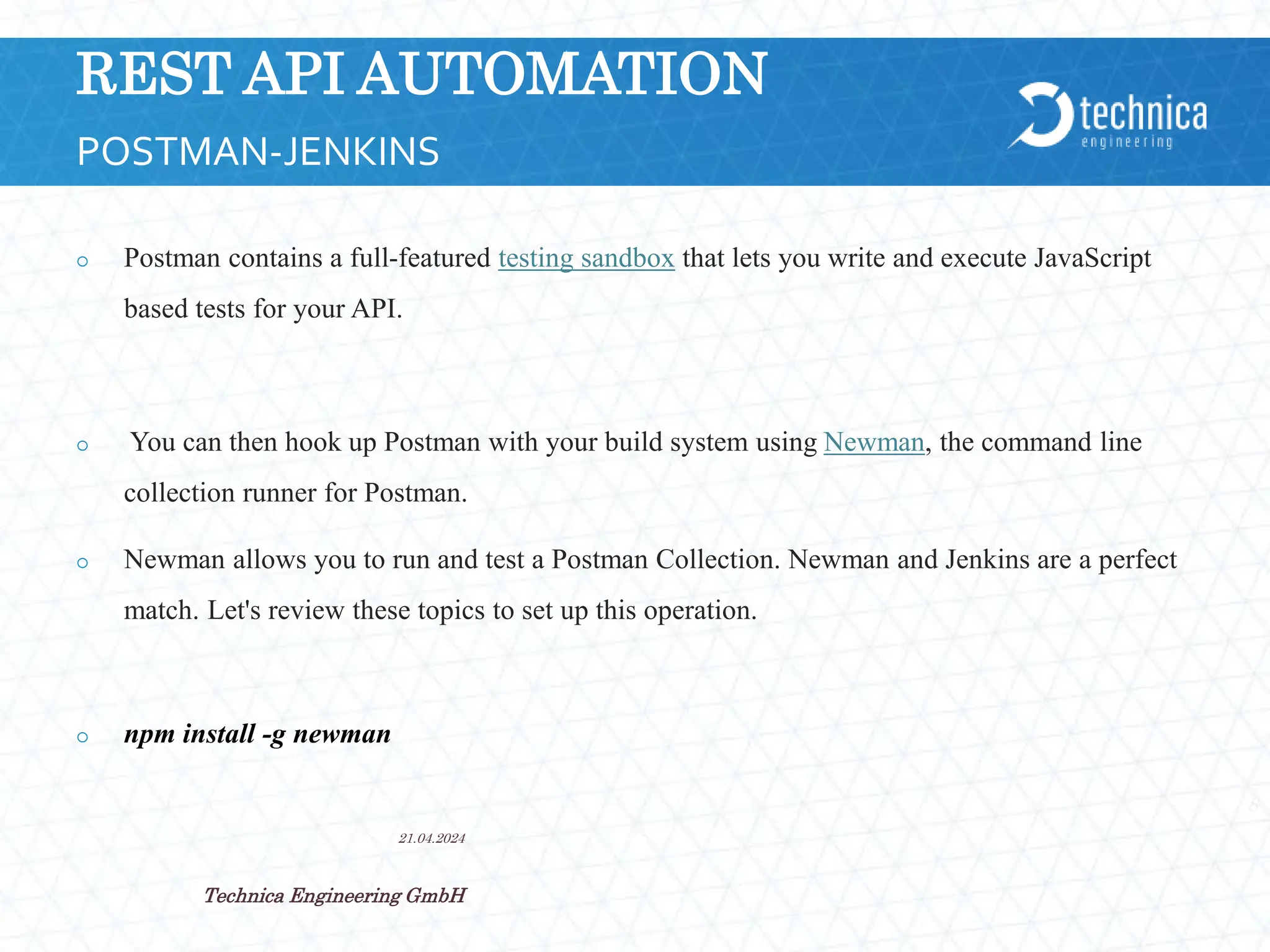 PostMan and Jenkins RestApi Automation.pptx