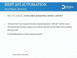PostMan and Jenkins RestApi Automation.pptx