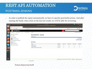 PostMan and Jenkins RestApi Automation.pptx