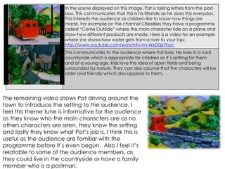 Postman pat textual analysis | PPTX