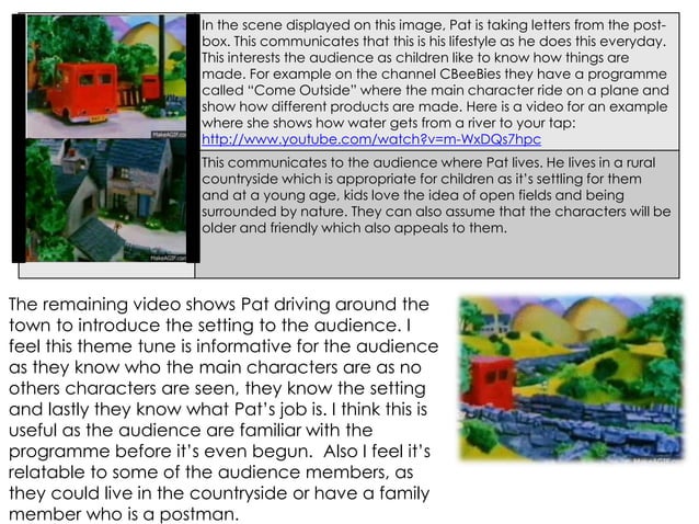 Postman pat textual analysis | PPT