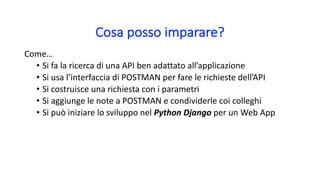 Postman&PythonDjango2017Italiano | PDF