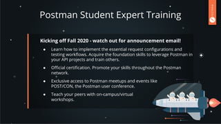 Postman 101 for Students | PDF