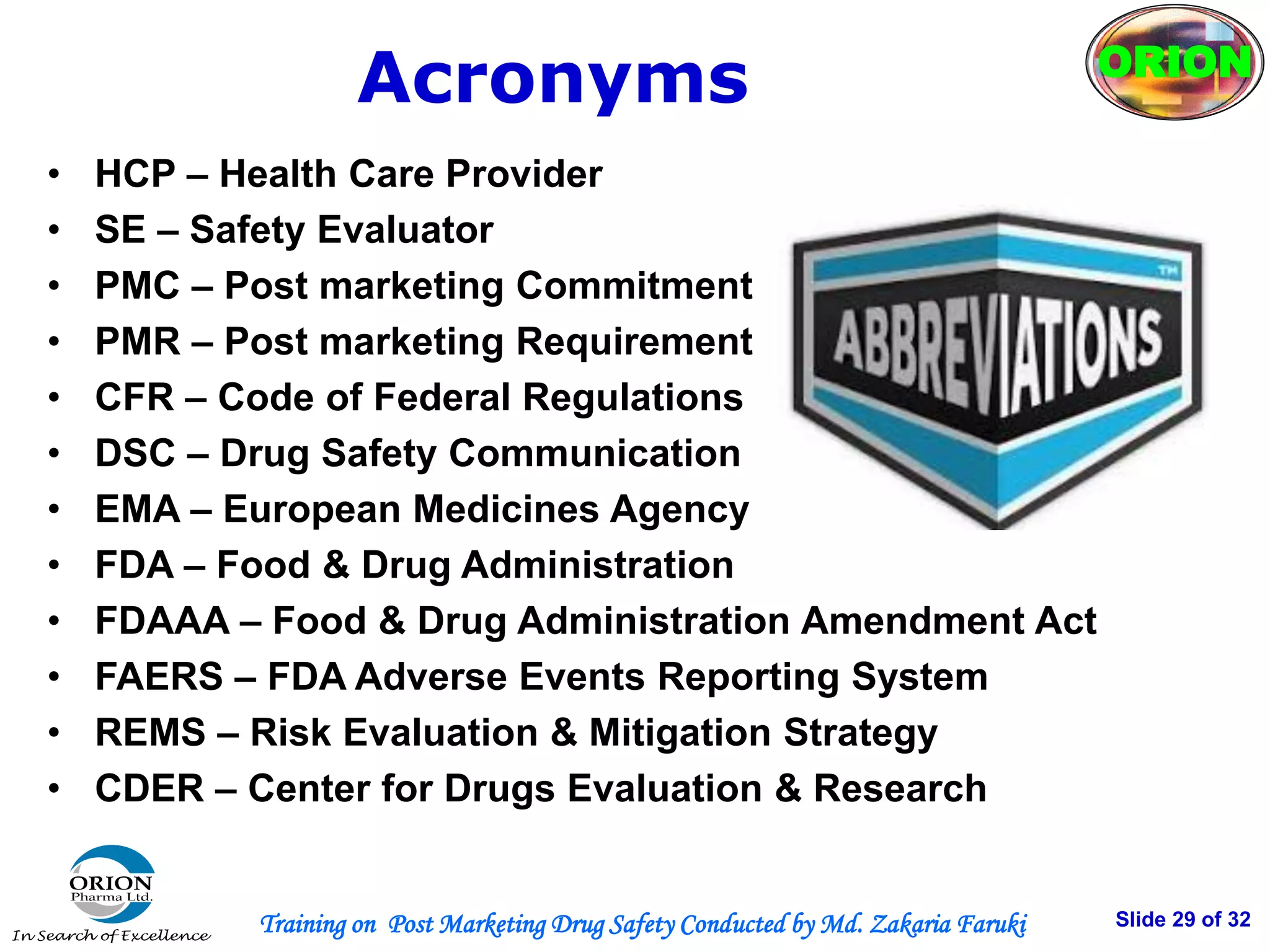 Post Marketing Drug Safety & Pharmacovigilance | PDF