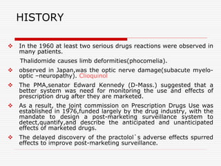 post marketing surveillance OF DRUG PRODUCTS | PPT