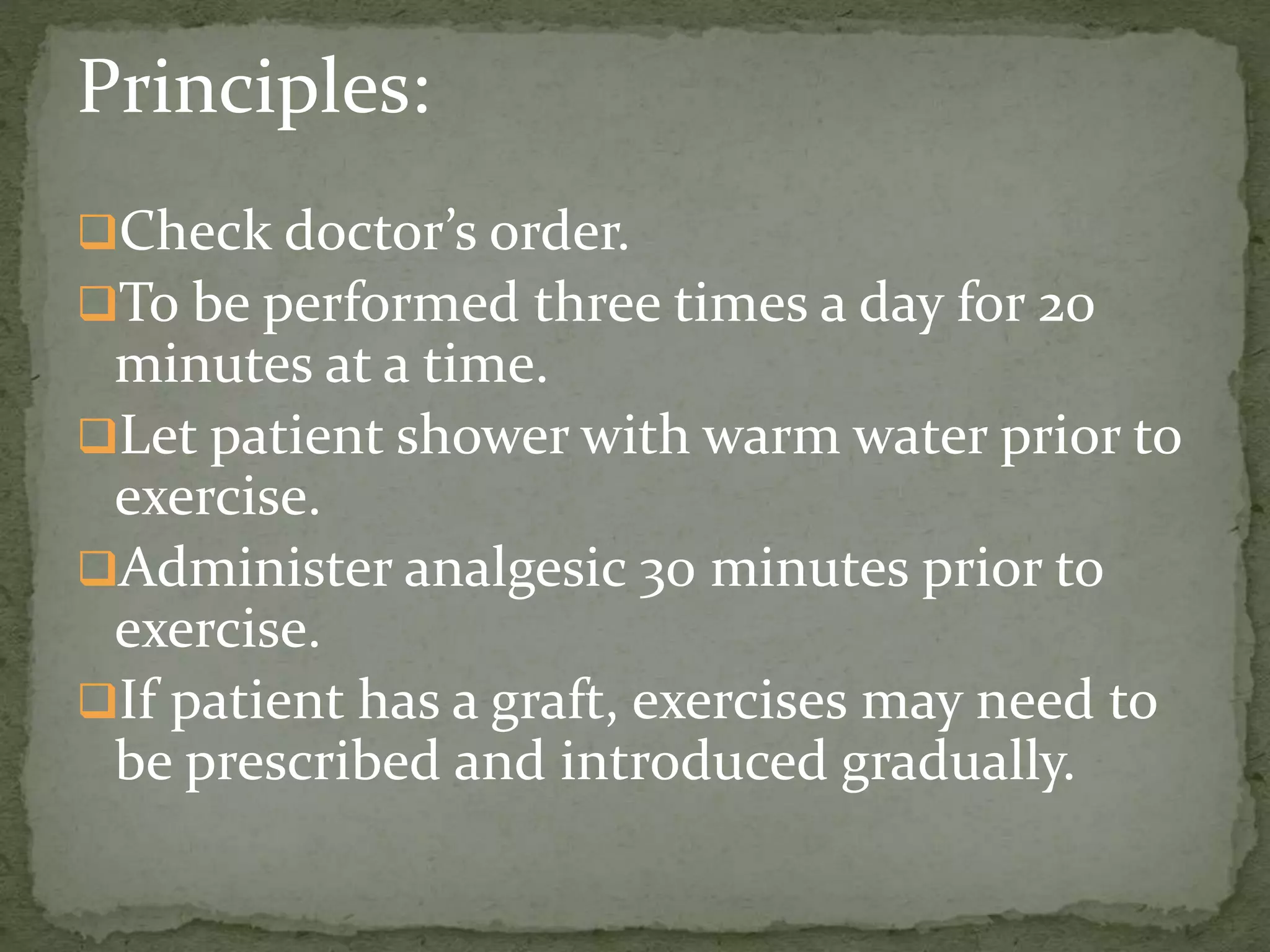 Post mastectomy exercise | PPTX